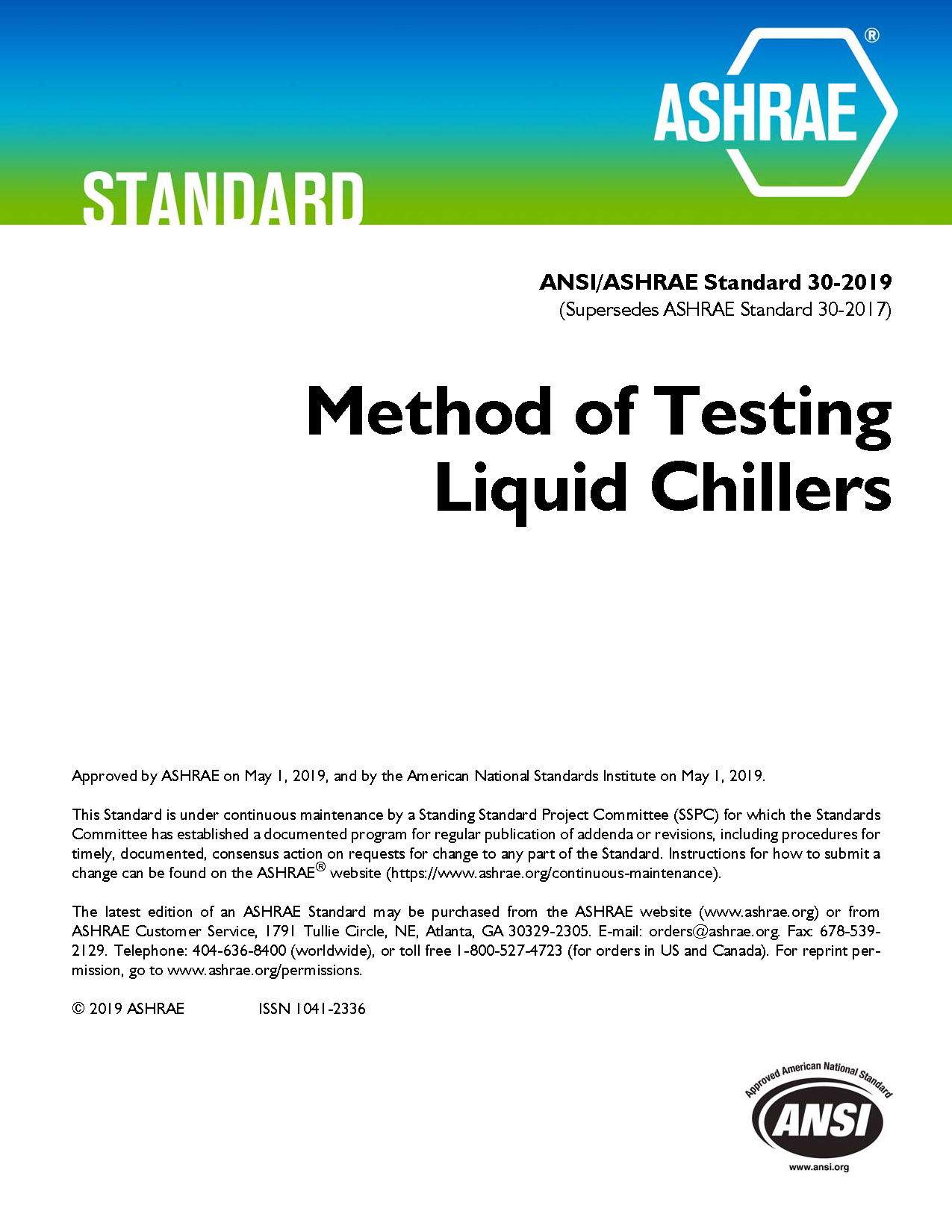 Updated Publications, June 2019 | ashrae.org