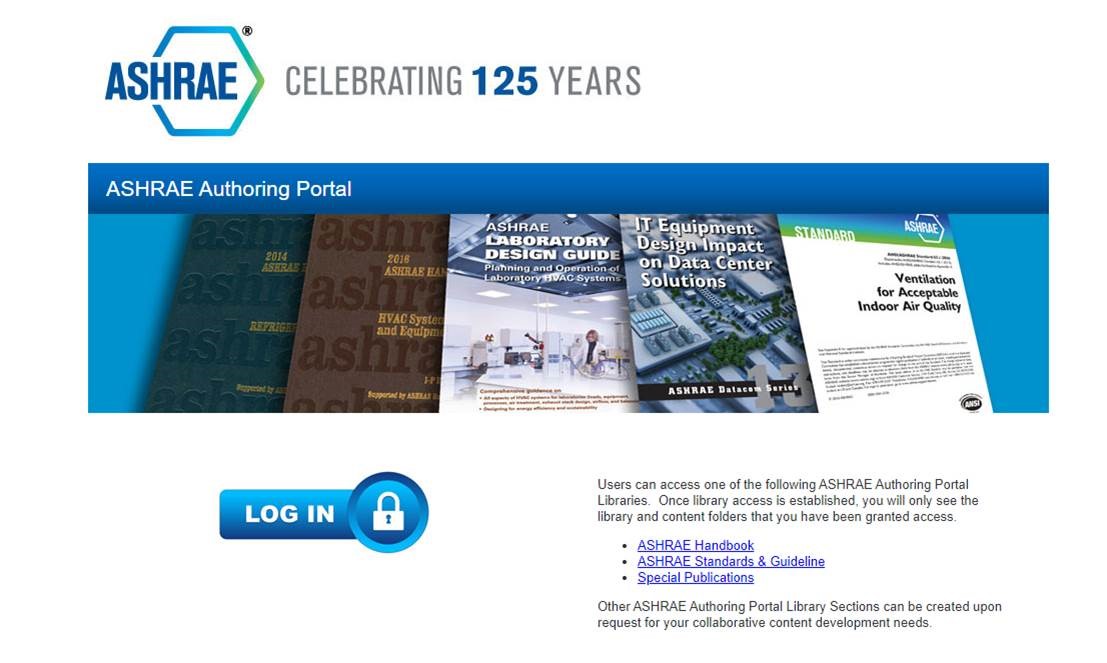 ASHRAE Authoring Portal